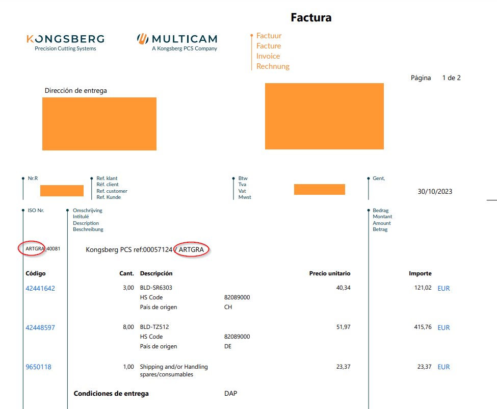 Where can I find my customer code?
